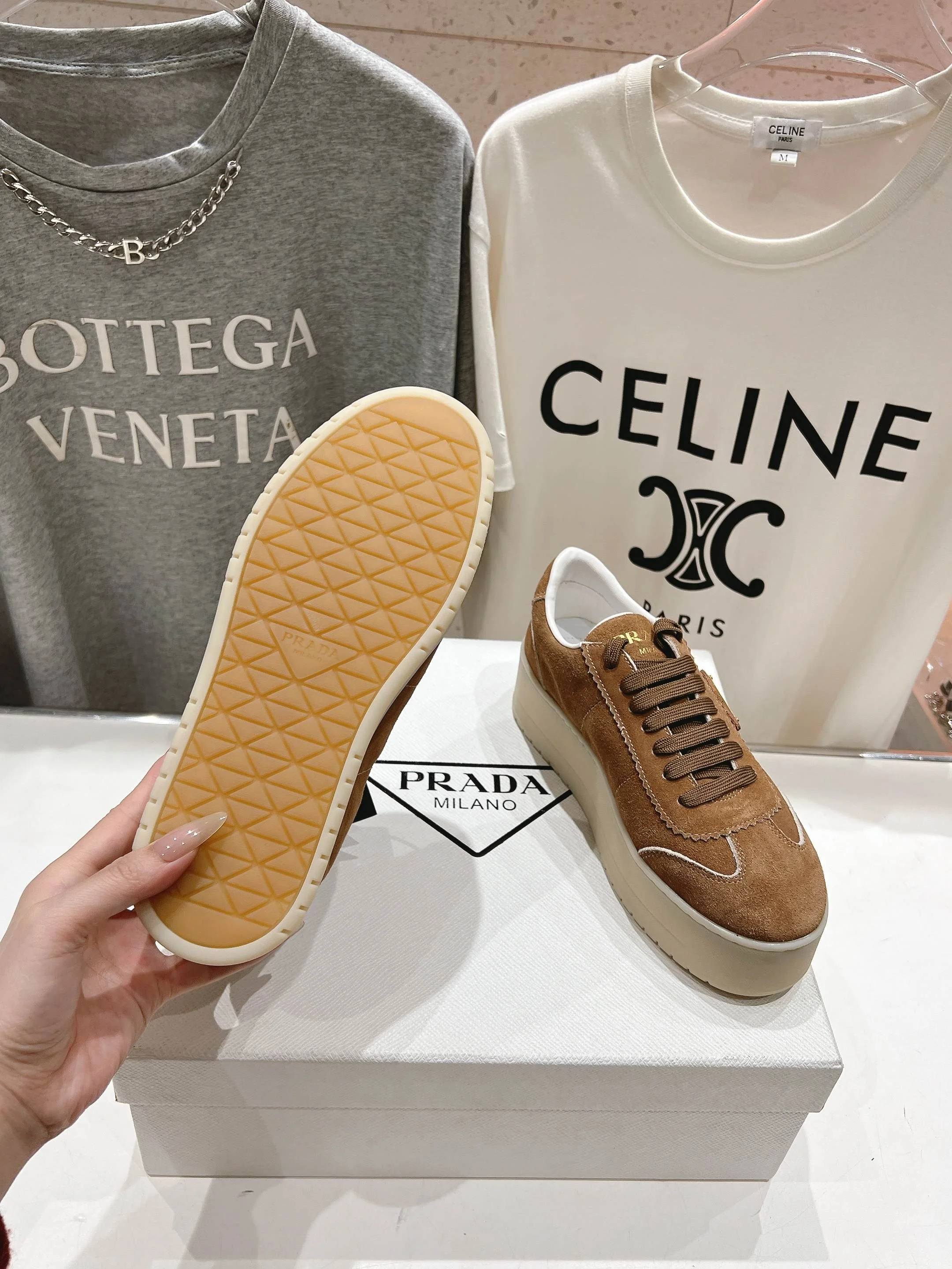 Precise copy Prada Low Shoes