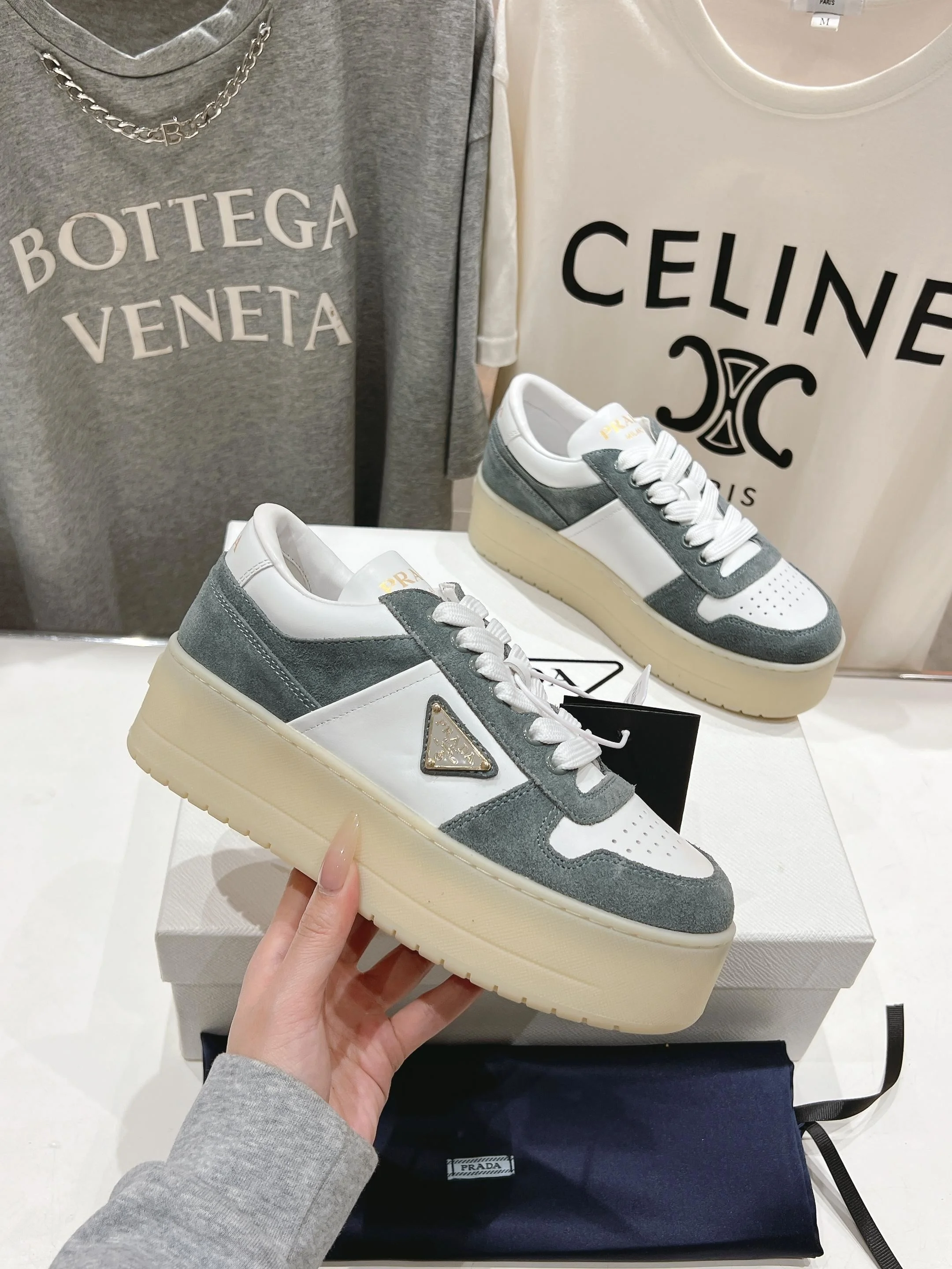 Genuine Prada Low Shoes