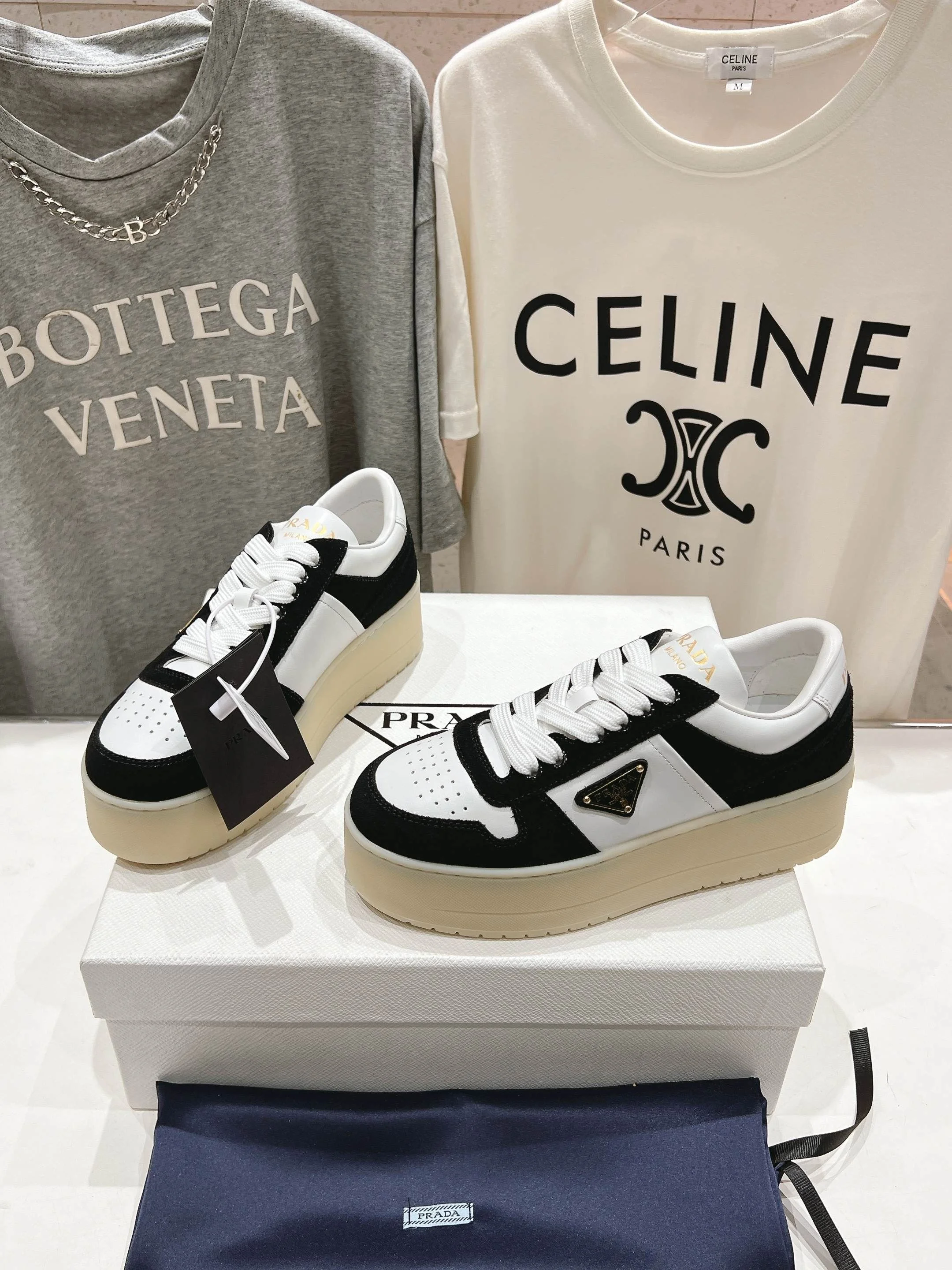 Factory-made Prada Low Shoes