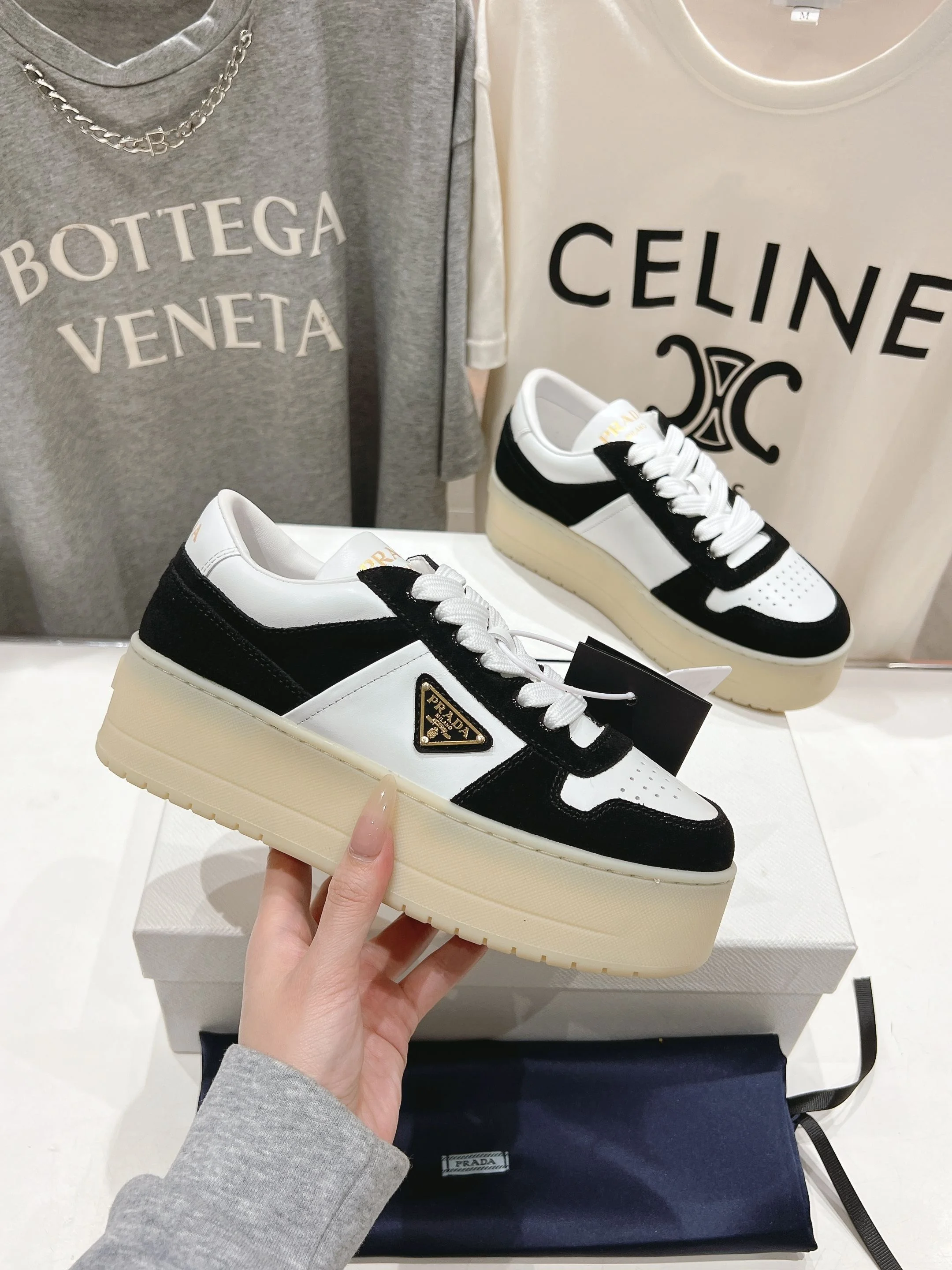 Factory-made Prada Low Shoes