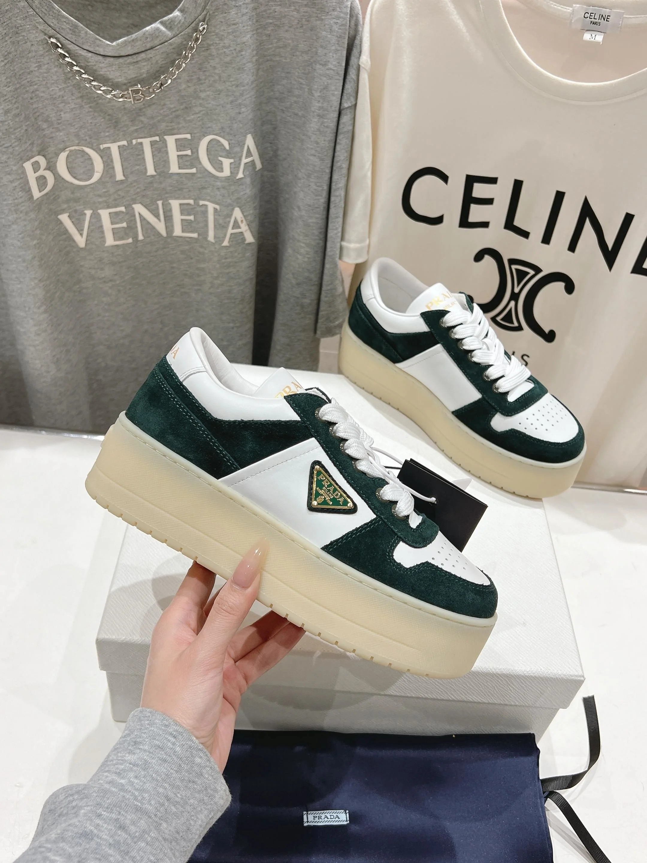 Genuine Prada Low Shoes