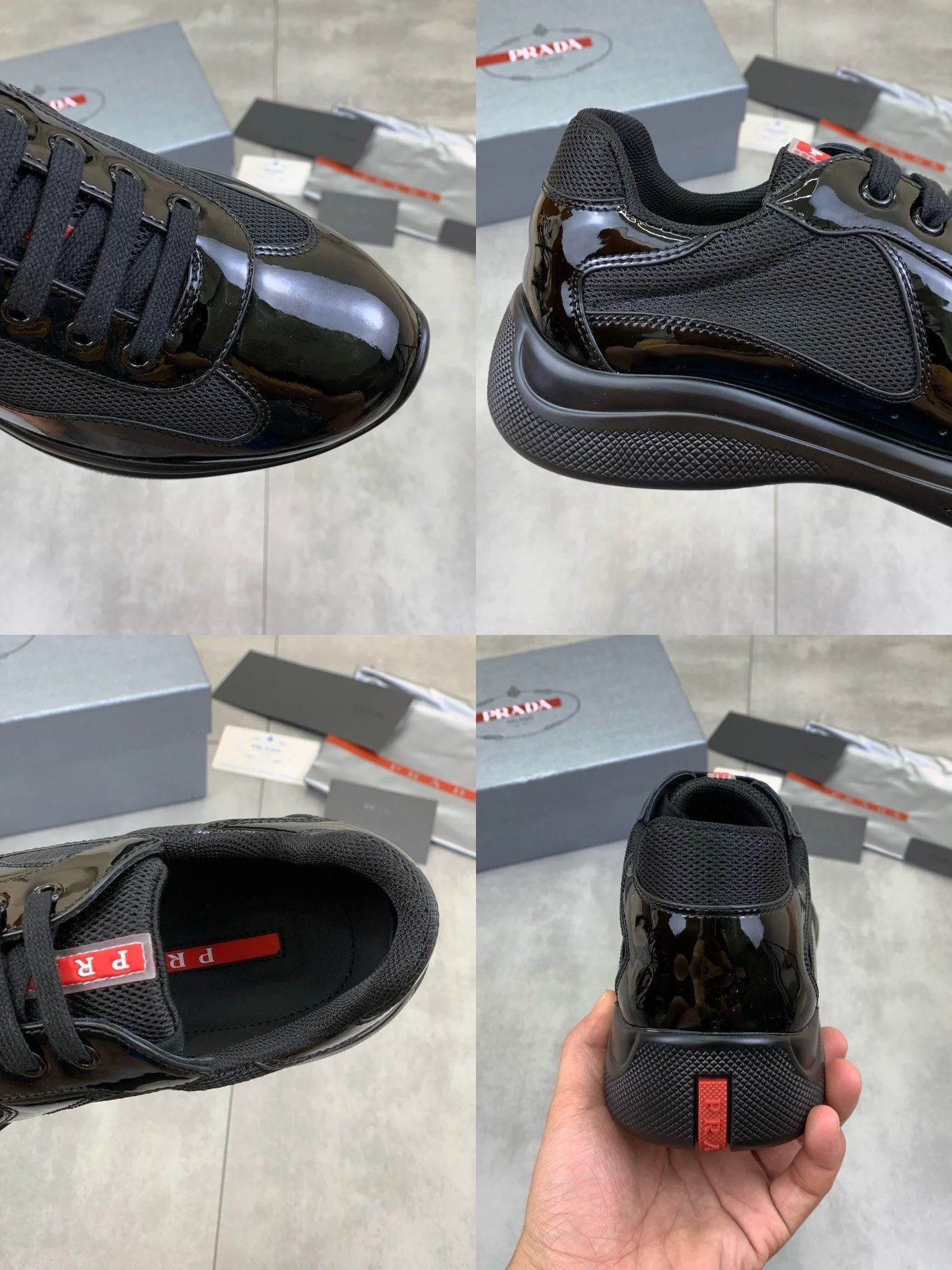 Precise copy Prada Low Shoes