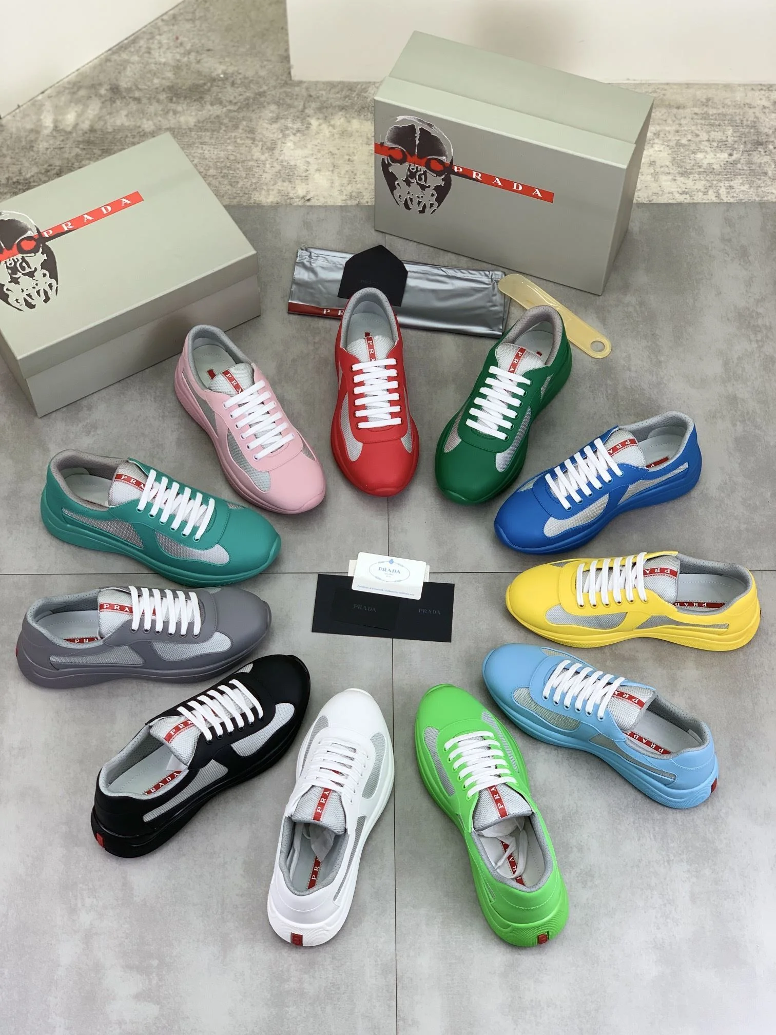 Perfect replica Prada Low Shoes