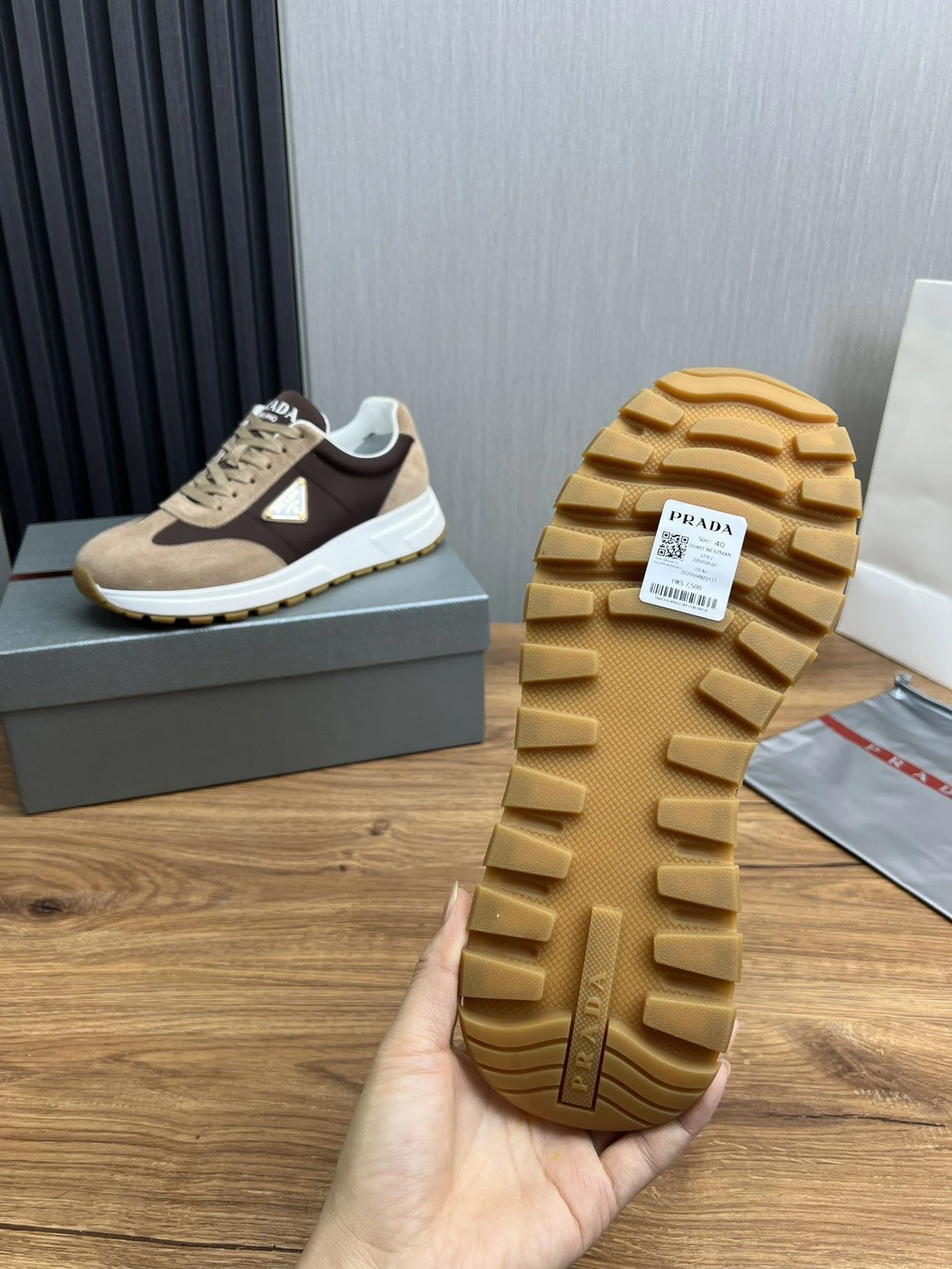 High accuracy Prada Low Shoes