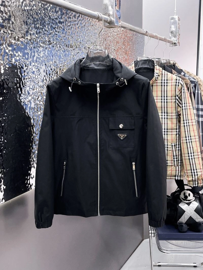Brand-authenticated Prada Outwear