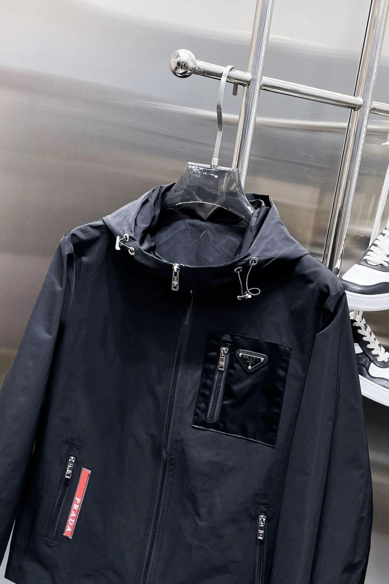 Brand-authenticated Prada Outwear