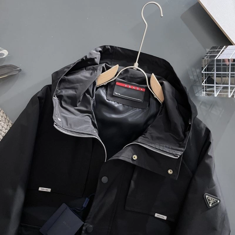 Brand-authenticated Prada Outwear