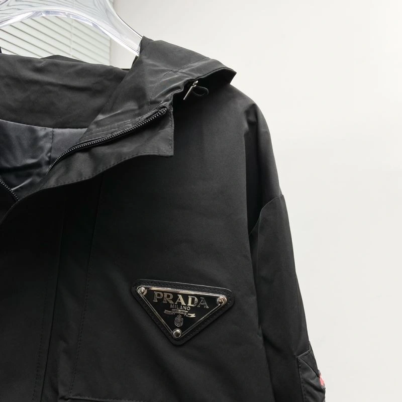 Brand-authenticated Prada Outwear