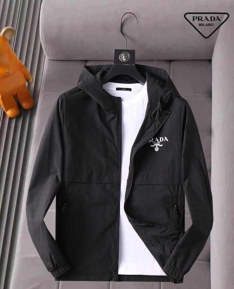 Brand-authenticated Prada Outwear