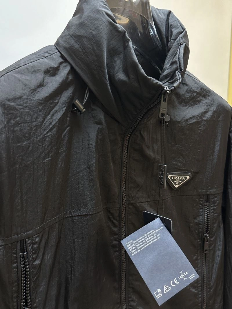 Brand-authenticated Prada Outwear
