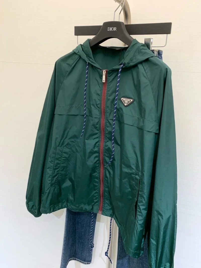 Brand-authenticated Prada Outwear