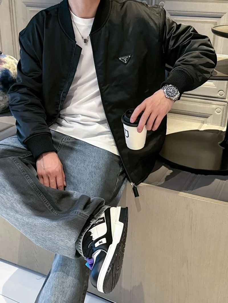 Brand-authenticated Prada Outwear