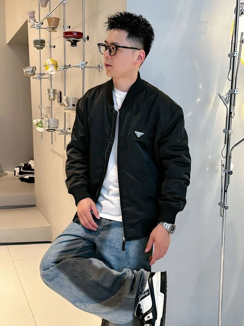 Brand-authenticated Prada Outwear