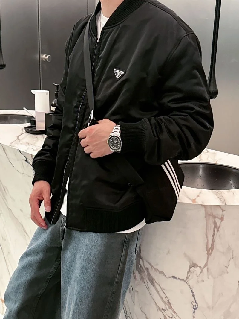 Brand-authenticated Prada Outwear