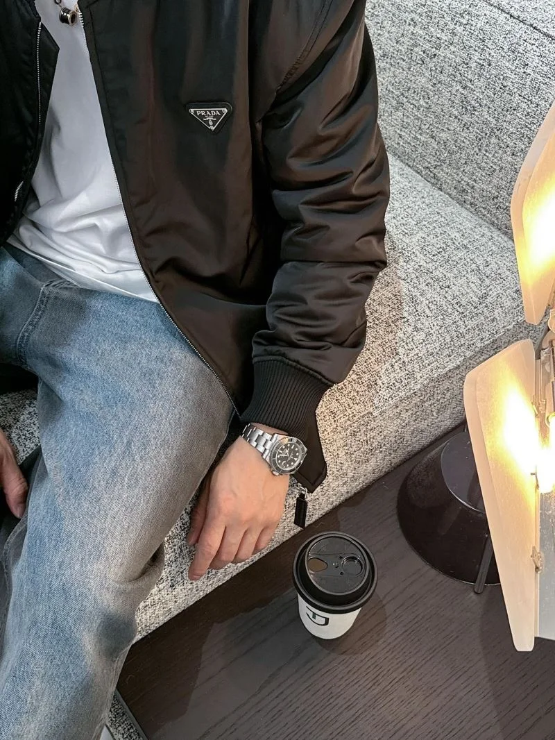 Brand-authenticated Prada Outwear