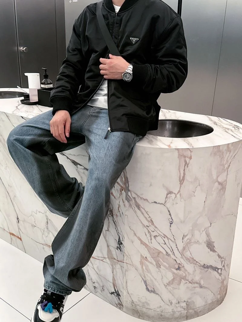 Brand-authenticated Prada Outwear