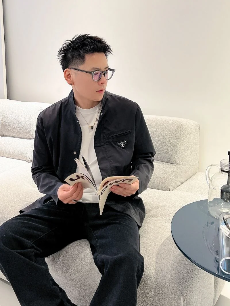 Brand-authenticated Prada Outwear