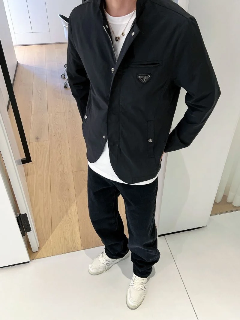 Brand-authenticated Prada Outwear