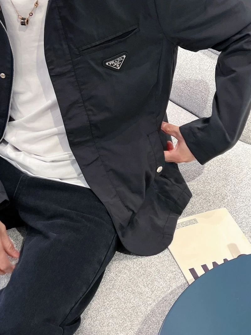 Brand-authenticated Prada Outwear