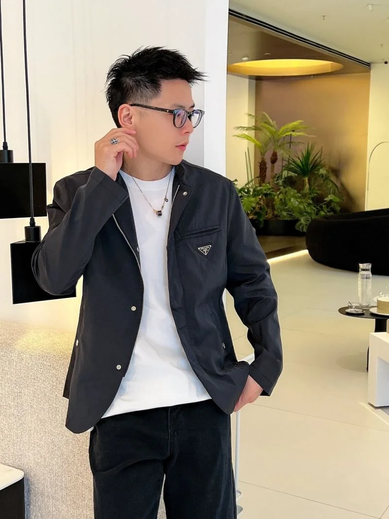 Brand-authenticated Prada Outwear