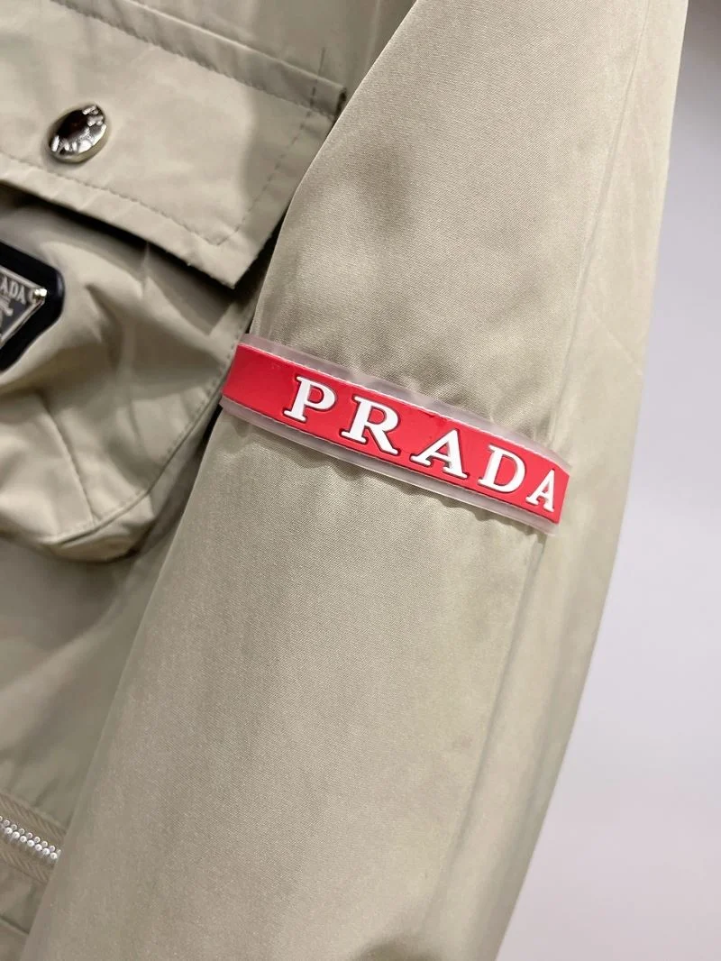 Brand-authenticated Prada Outwear
