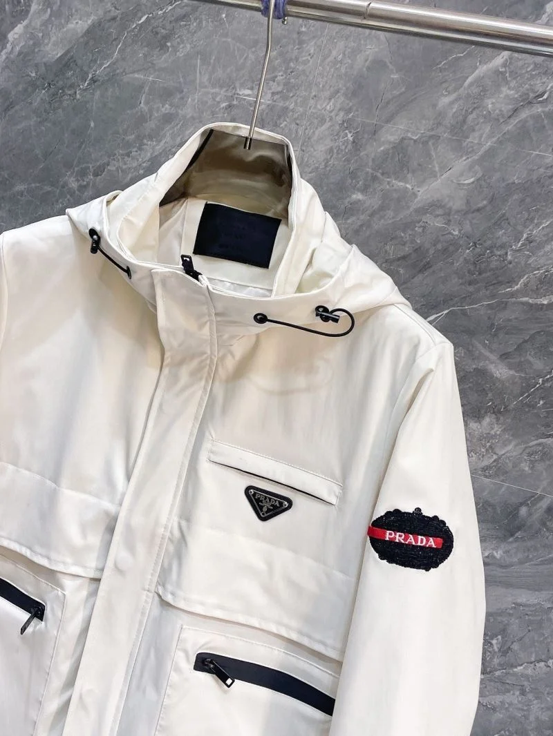 Brand-authenticated Prada Outwear