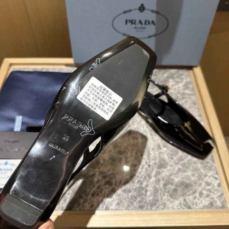 Brand-authenticated Prada Sandals