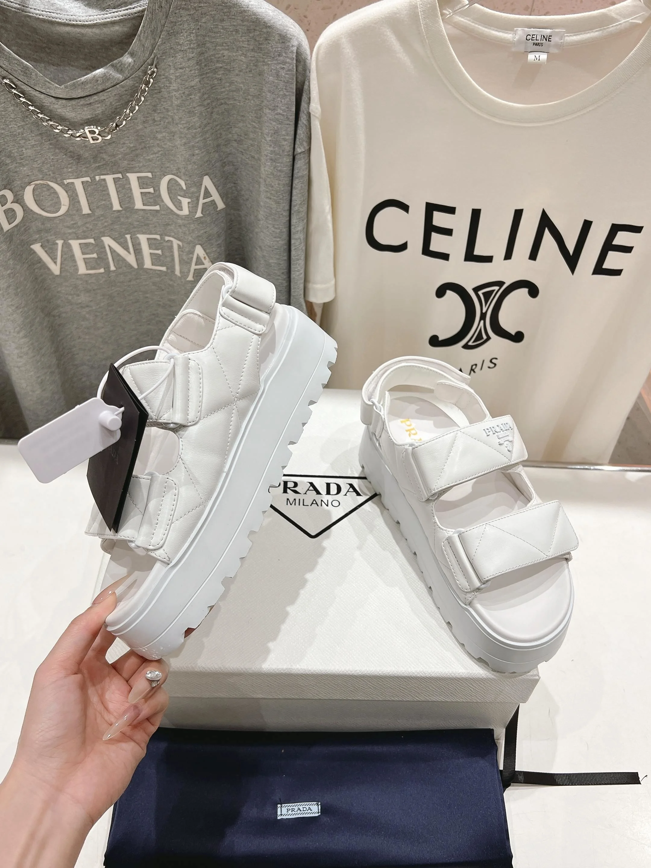 Top mirror Prada Sandals