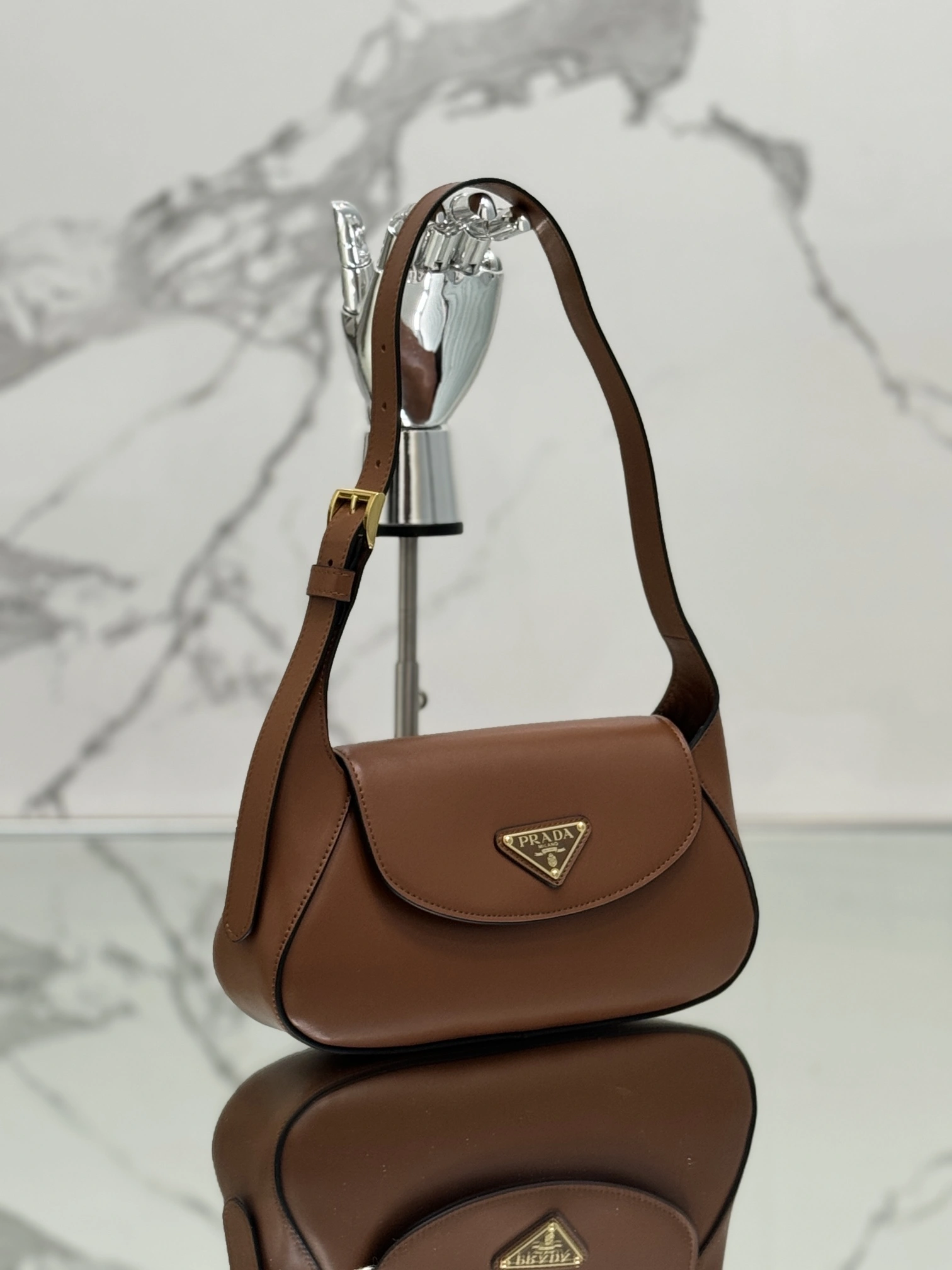 Brand-authenticated Prada Satchel Bags