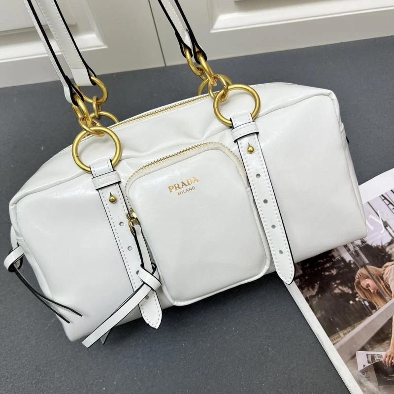 Brand-authenticated Prada Satchel Bags