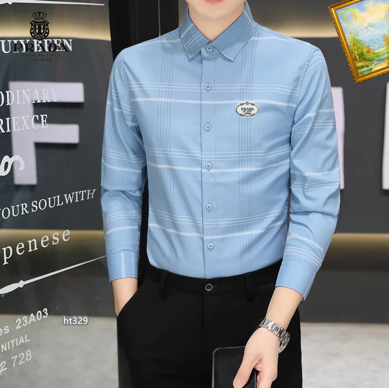 1:1 copy Prada Shirts