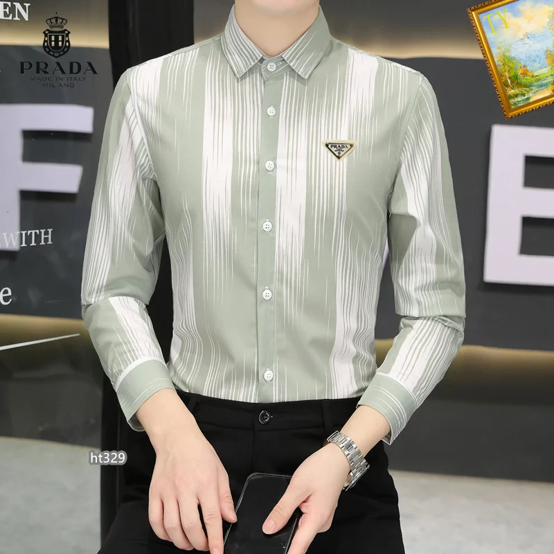 Brand-authenticated Prada Shirts