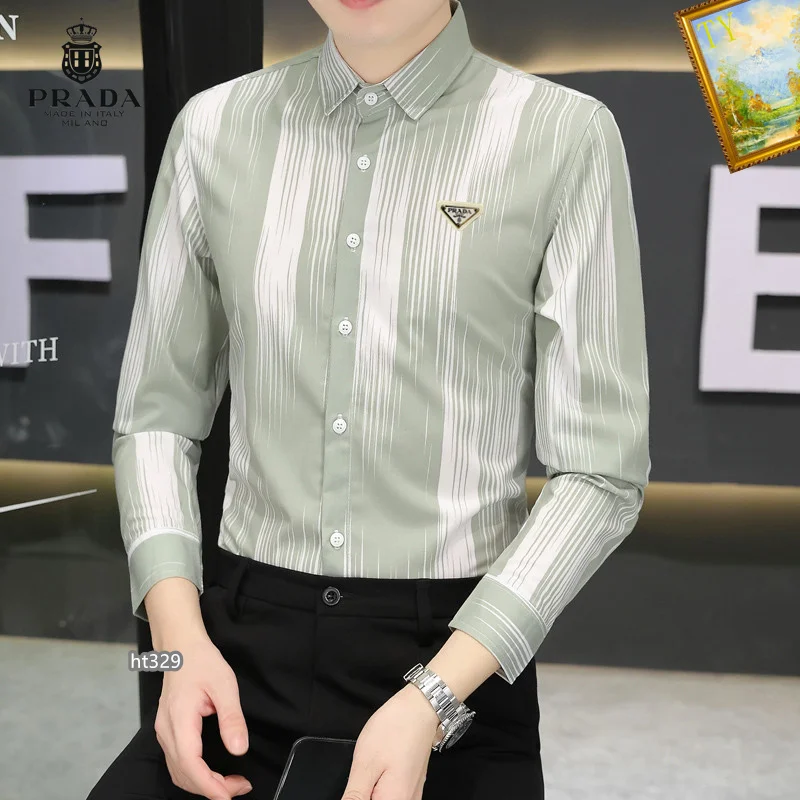 Brand-authenticated Prada Shirts