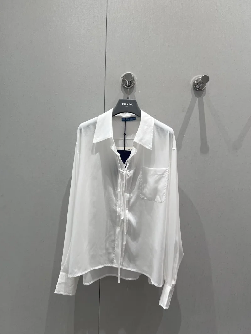 1:1 copy Prada Shirts