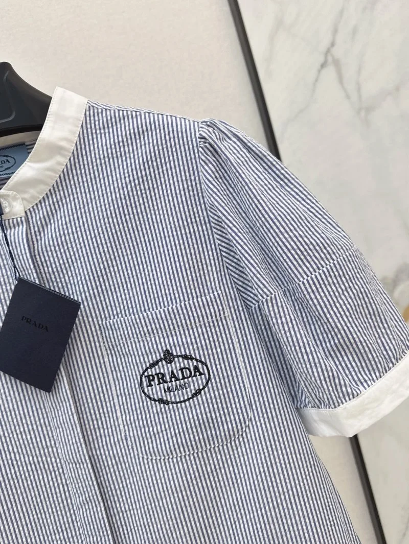 Precise copy Prada Shirts