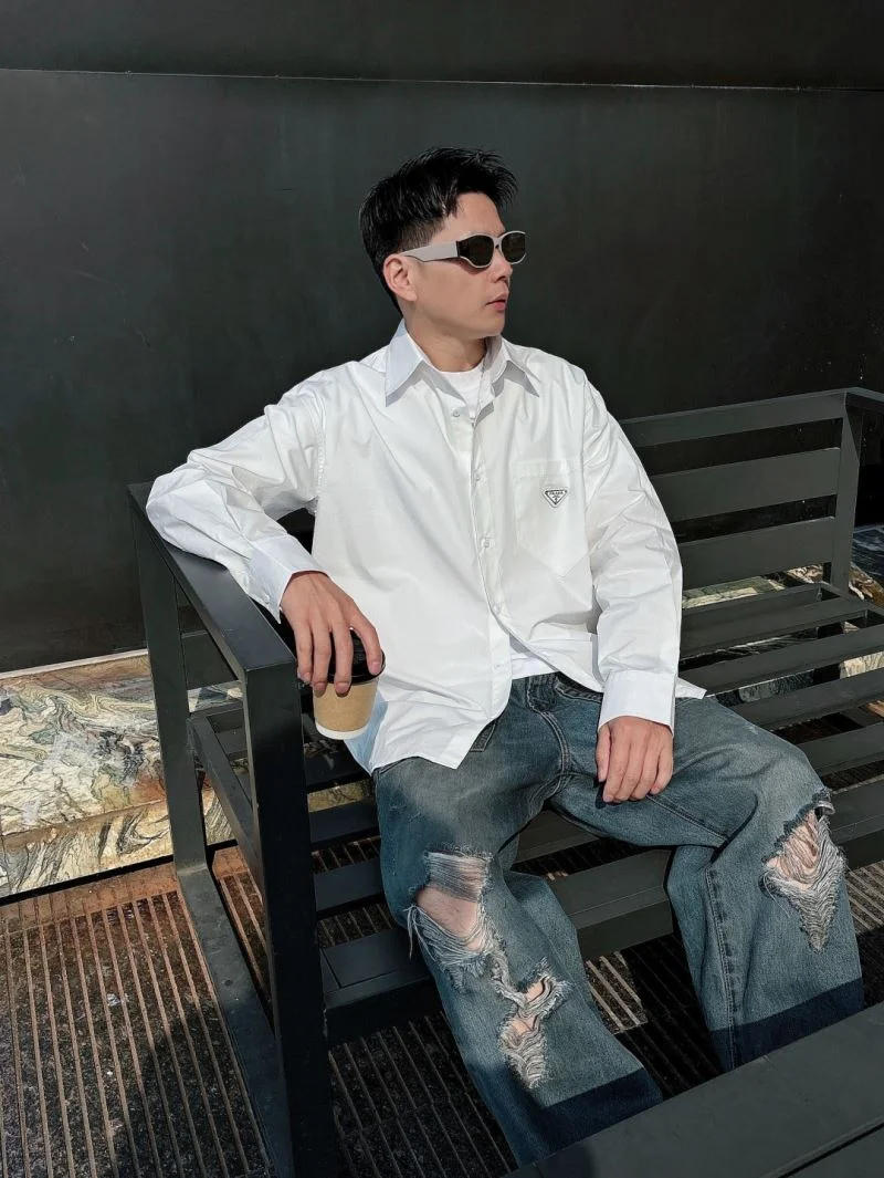 Accurate model Prada Shirts