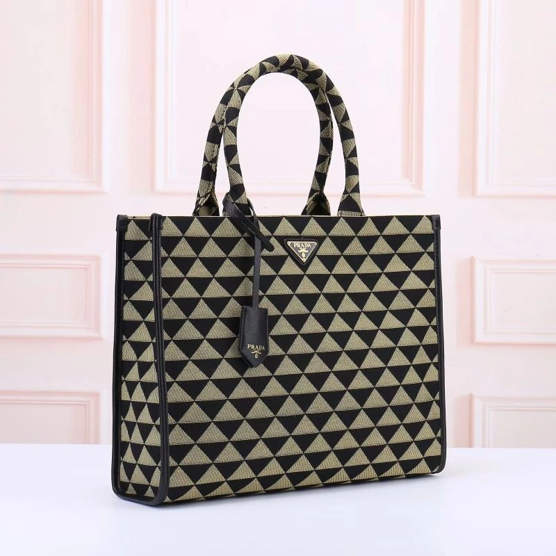 Brand-authenticated Prada Shopping Bags