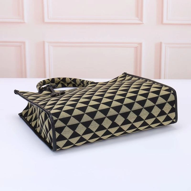 Brand-authenticated Prada Shopping Bags