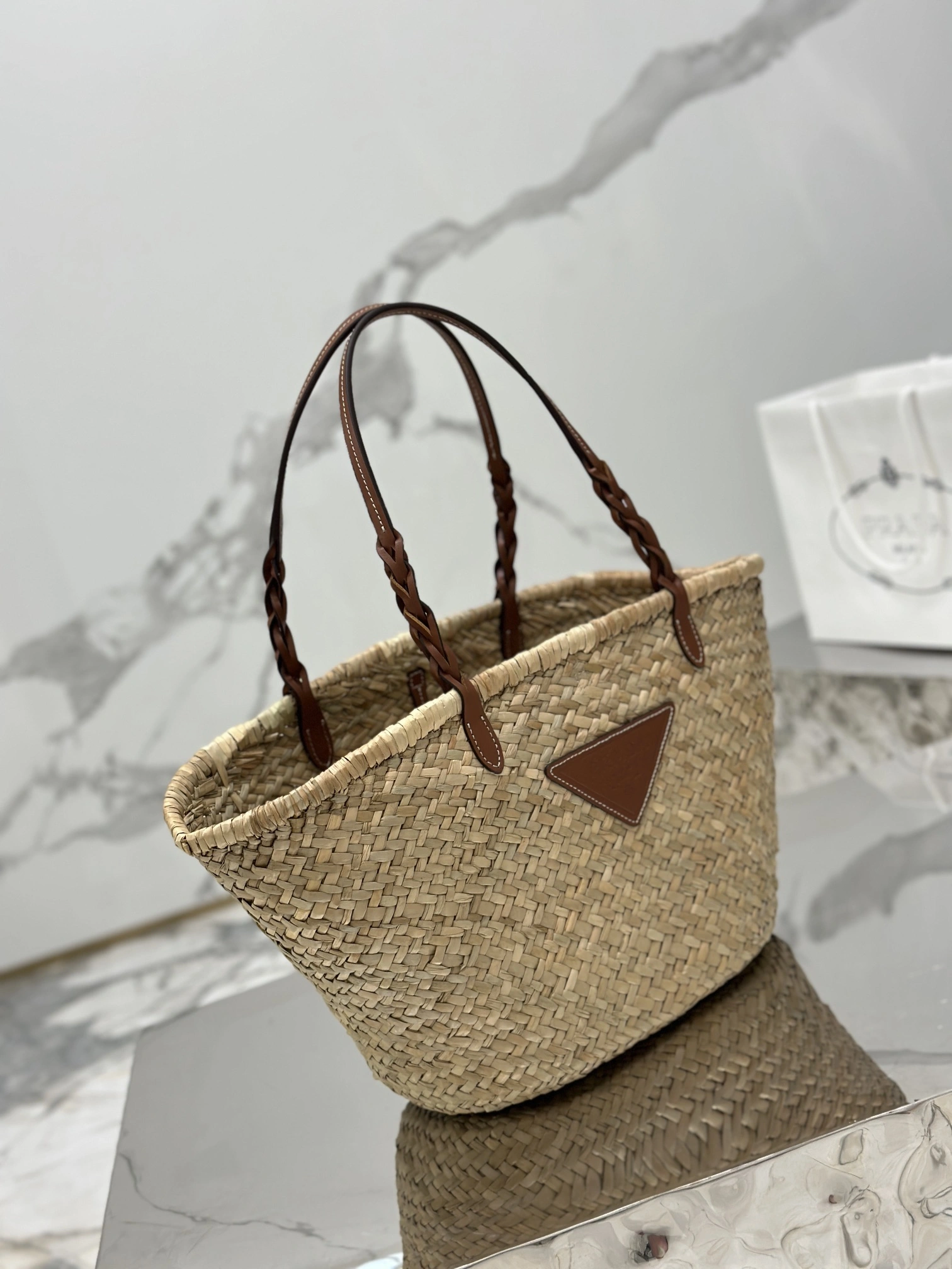 Mirror quality Prada Shopping Bags