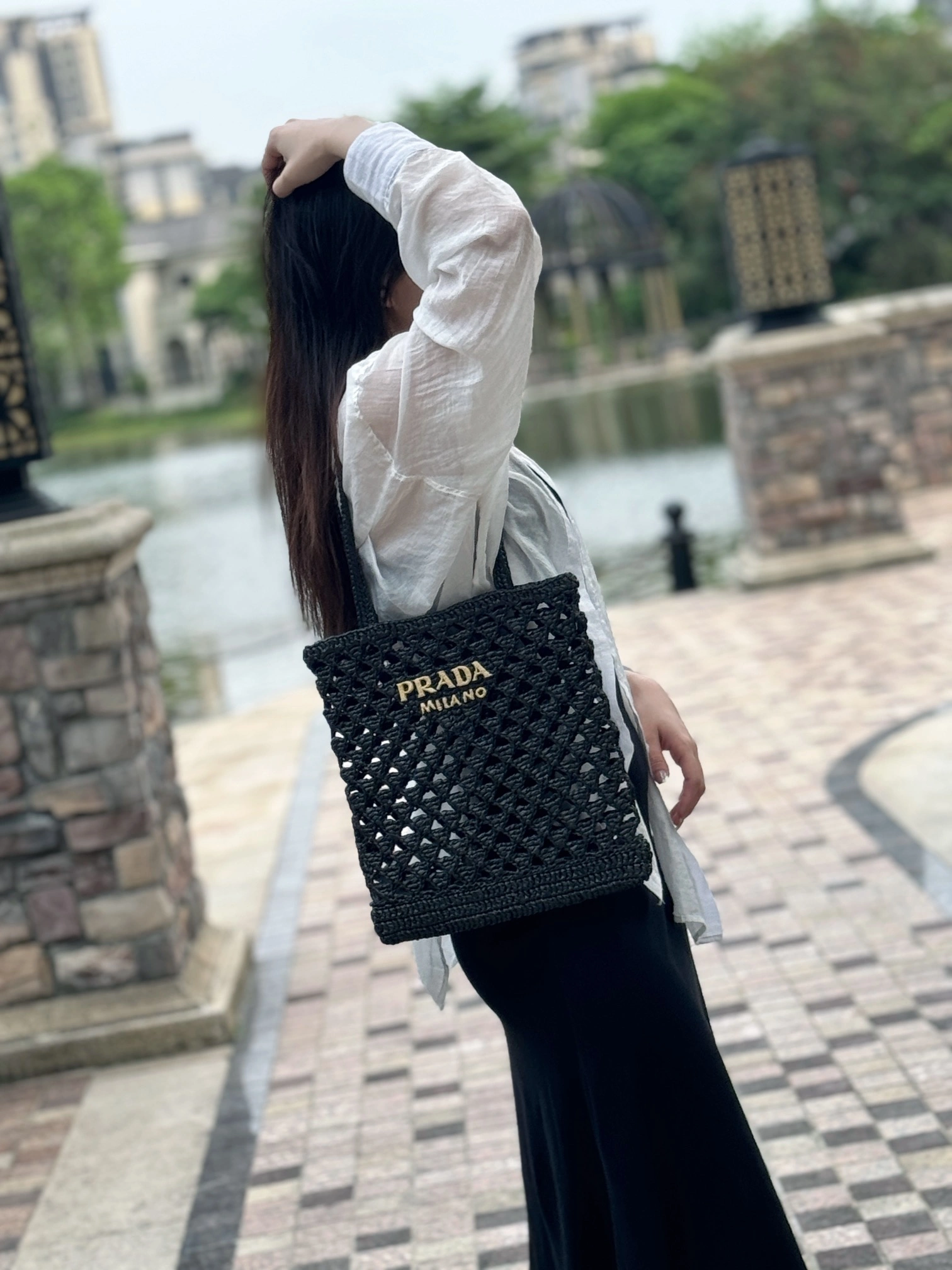 Budget-friendly Prada Shopping Bags