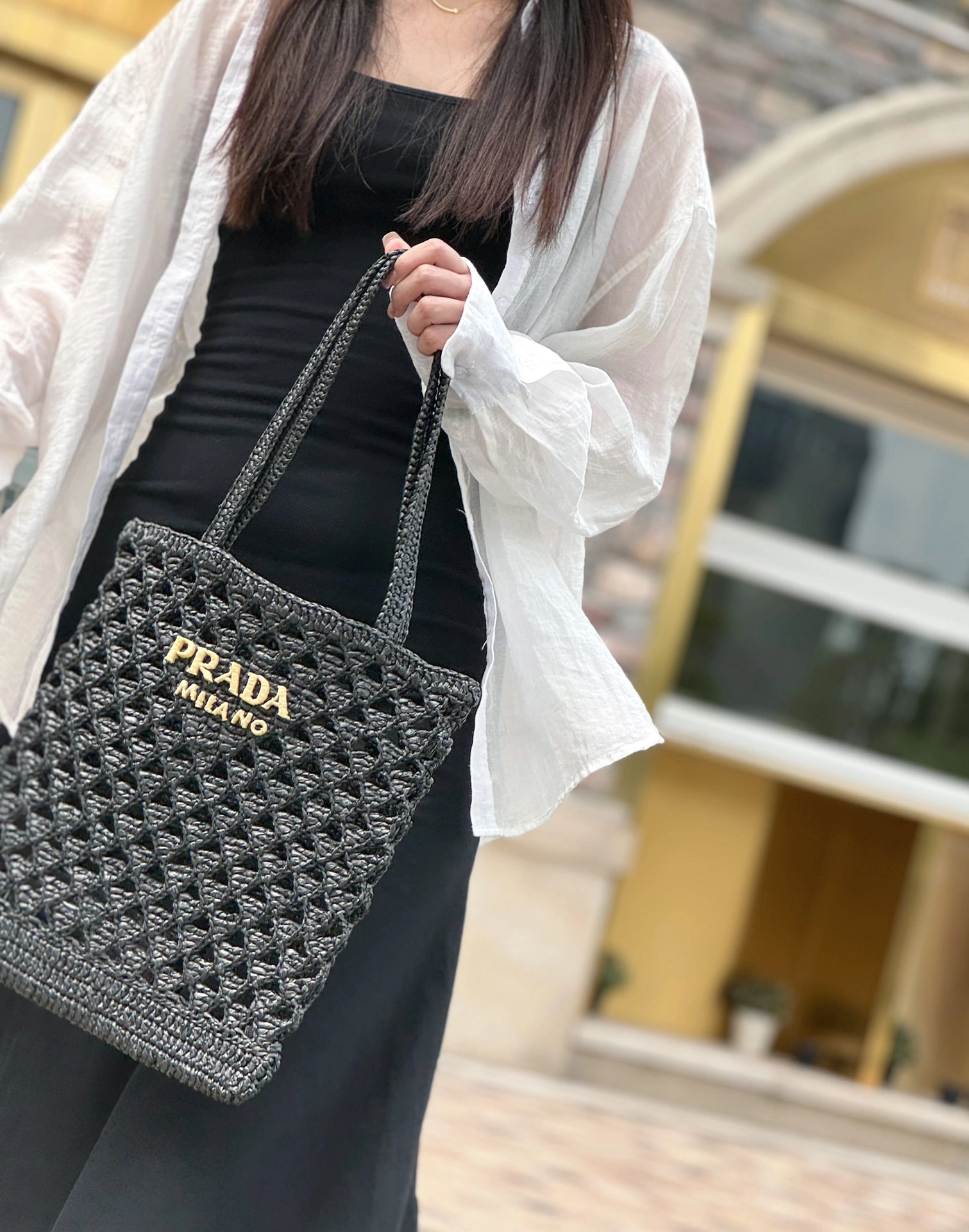 Budget-friendly Prada Shopping Bags