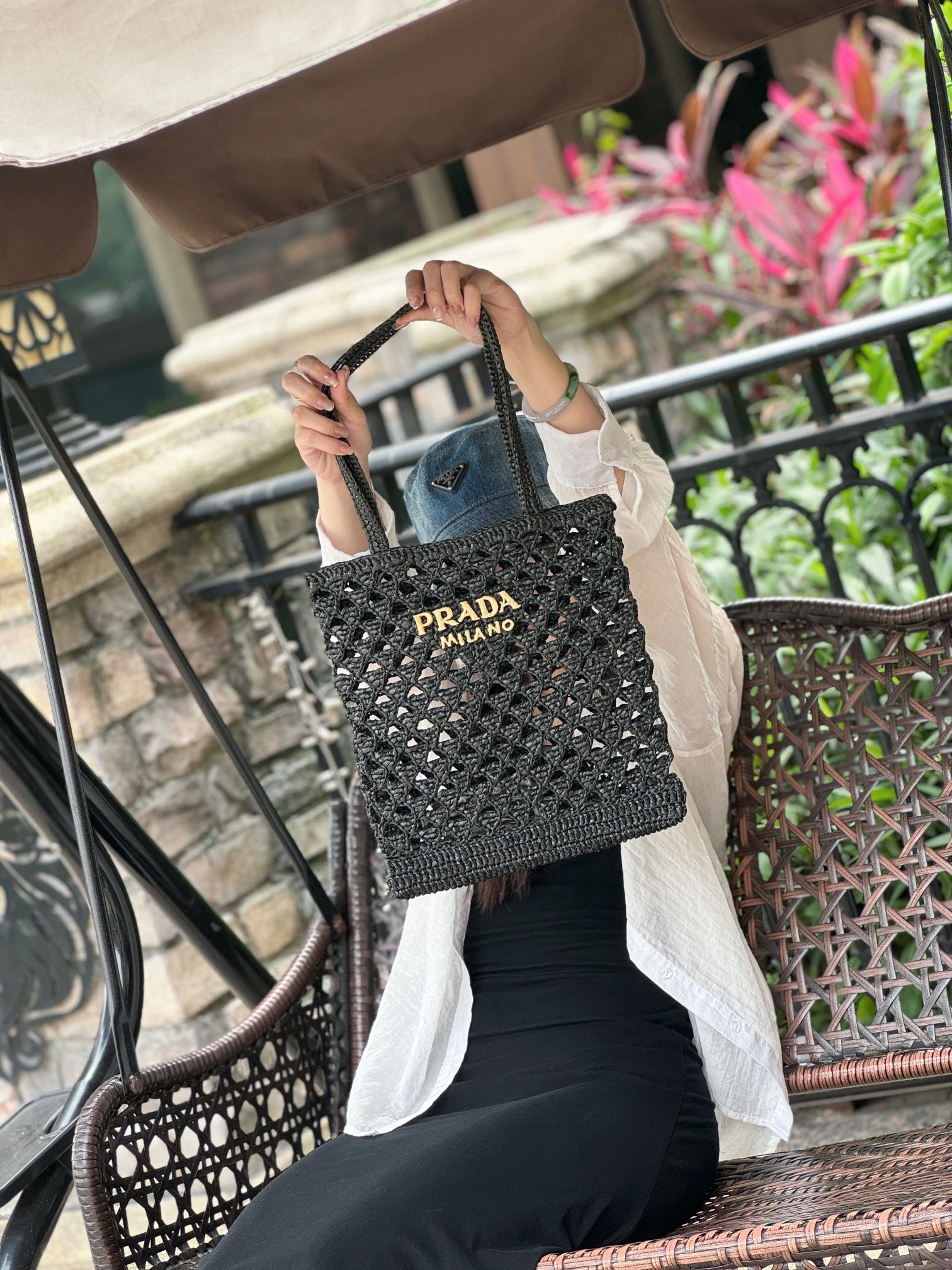 Budget-friendly Prada Shopping Bags