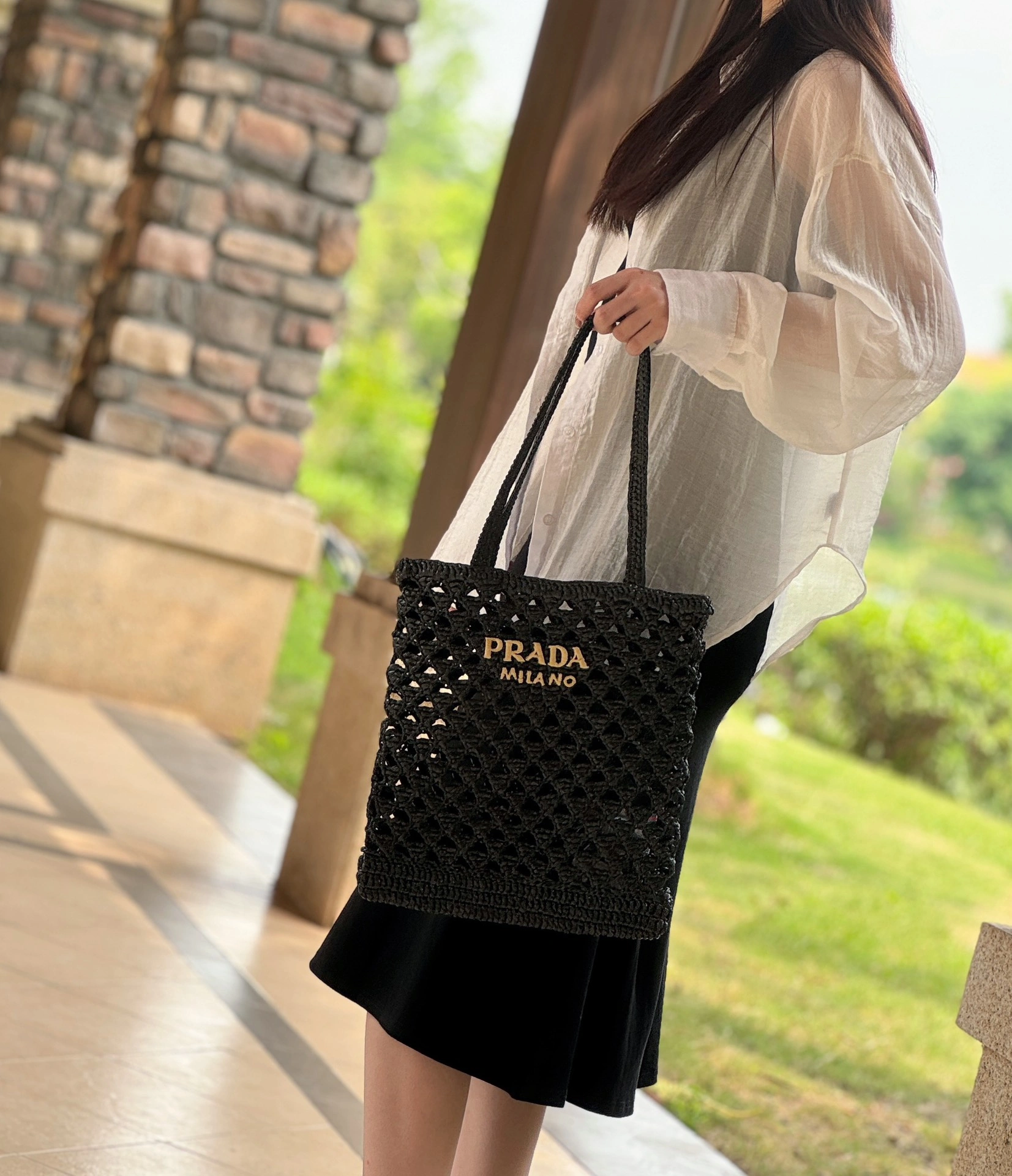 Budget-friendly Prada Shopping Bags
