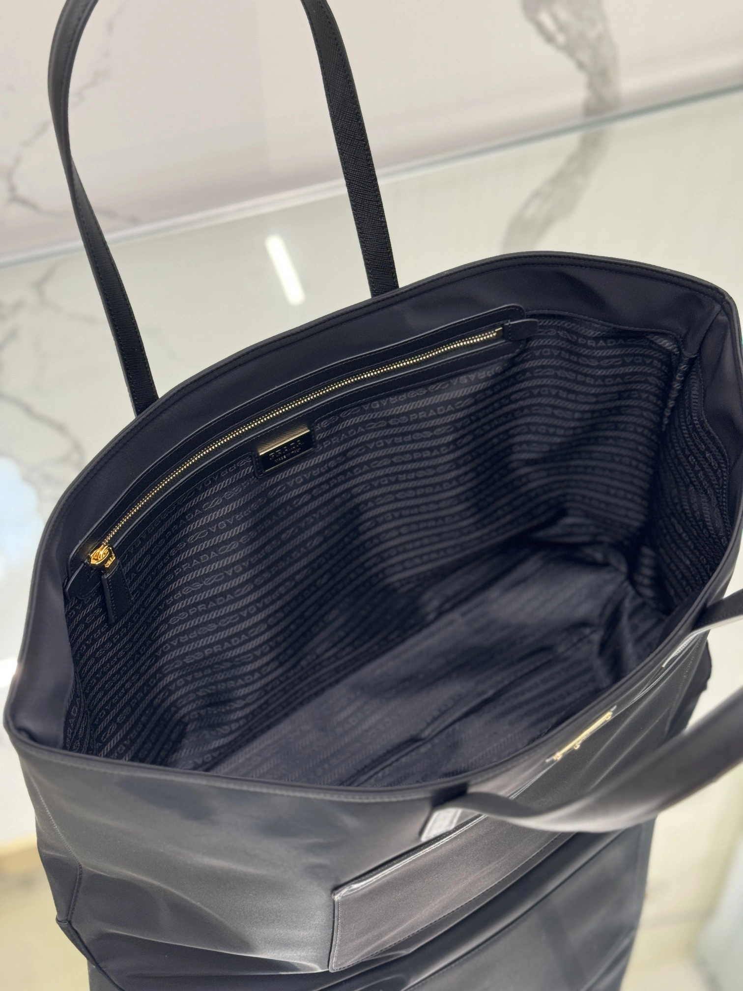 Mirror quality Prada Shopping Bags