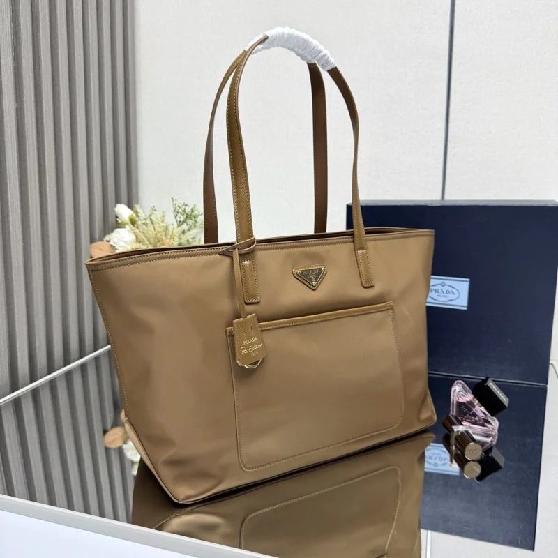 Brand-authenticated Prada Shopping Bags