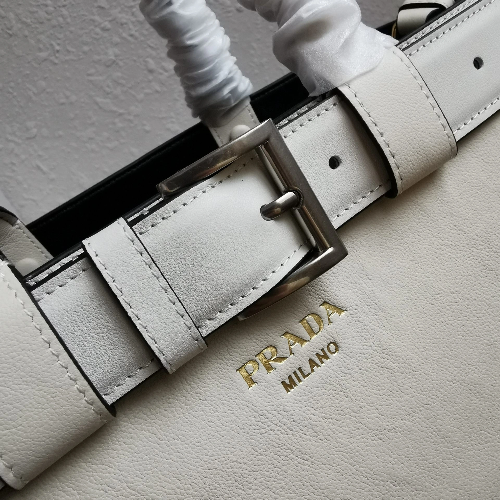 Brand-authenticated Prada Shopping Bags