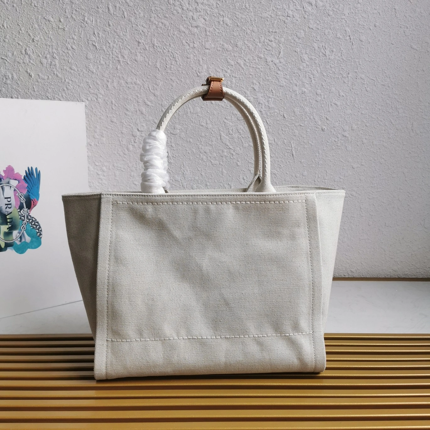 Brand-authenticated Prada Shopping Bags