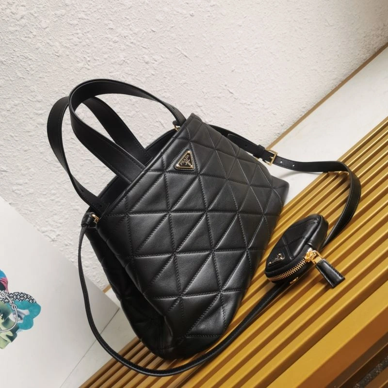 Brand-authenticated Prada Shopping Bags