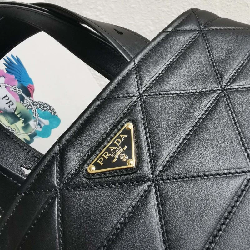 Brand-authenticated Prada Shopping Bags