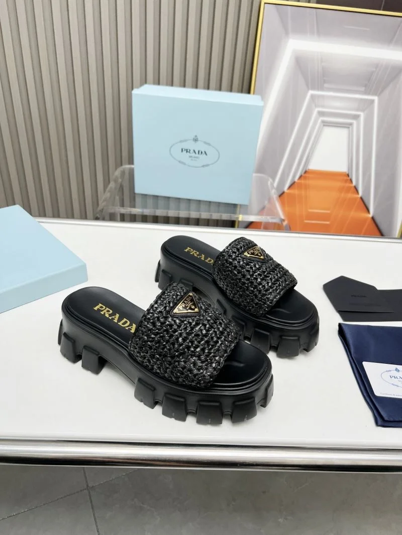 Exact replica Prada Slippers